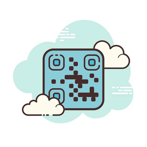 Qr Code Icon In Parakeet Filled Style