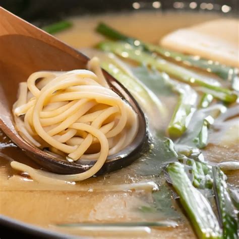 Miso Soup With Soba Noodles Traditional Japanese Comfort