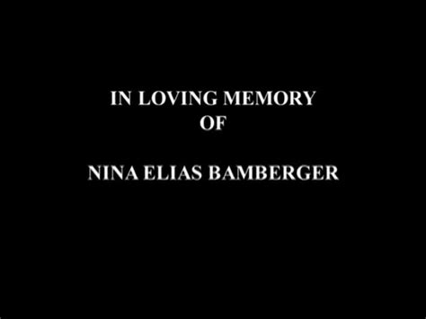 Dragon Tales Dedication In Loving Memory Of Nina Elias Bamberger How