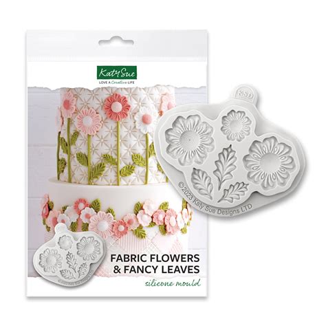 Fabric Flowers Patchwork And Quilting Mould Bundle Katy Sue Designs