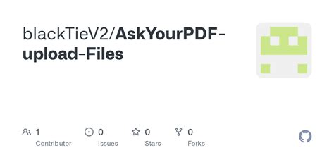 Github Blacktiev2askyourpdf Upload Files