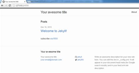 Instalando O Jekyll No Windows • Codehead