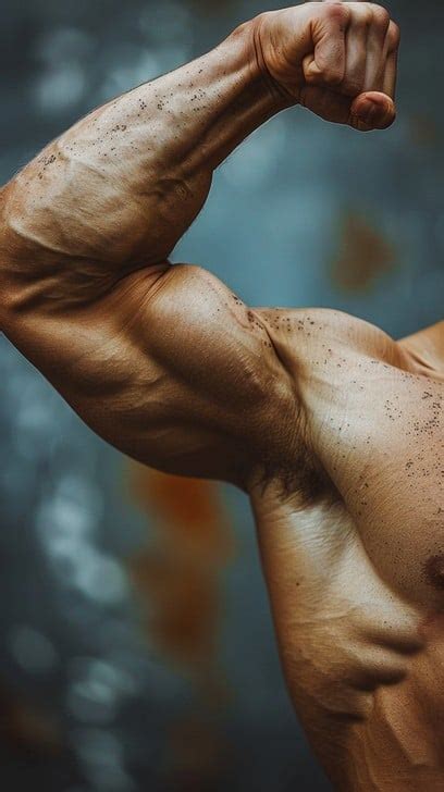 Free Muscular Arm Flexed Image Muscles Flexing Bodybuilding