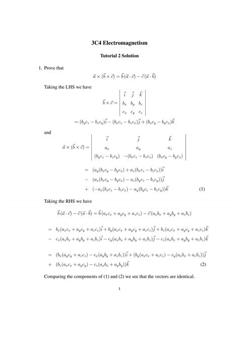 Tutorial 2 Solution