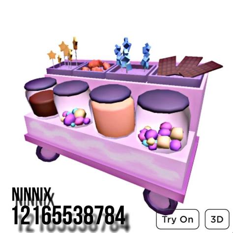 Candy Cart Roblox Roblox Roblox Bloxburg Decal Codes Starbucks