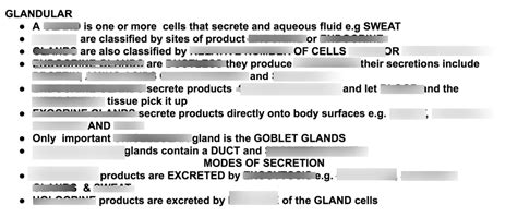 Tissue Chapter 2 Diagram Quizlet
