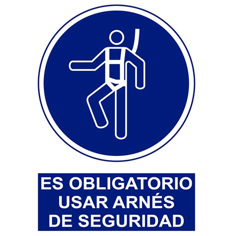 Es Obligatorio Usar Arnés De Seguridad Adhesius Castello