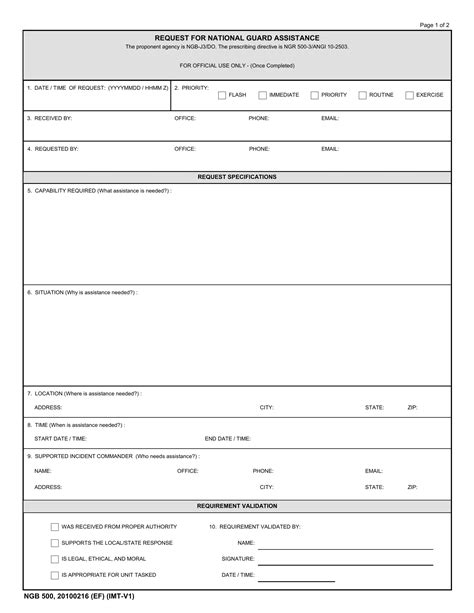 Ngb 500 Form ≡ Fill Out Printable Pdf Forms Online