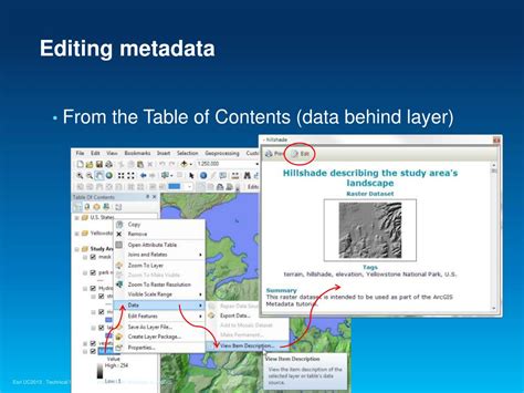 Ppt Working With Metadata In Arcgis Powerpoint Presentation Free