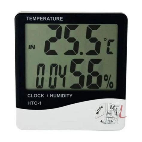 Thermo Hygrometer Jumbo Digital Humidity Meter With Clock Large Lcd Display By Labpro At ₹ 399