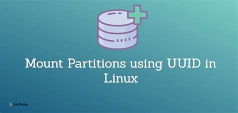 how to mount partitions using uuid in linux