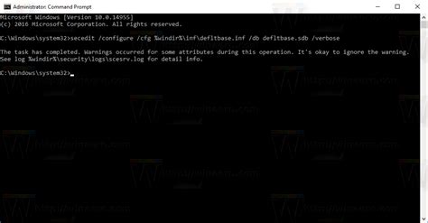 Reset Local Security Policy Settings All At Once In Windows 10