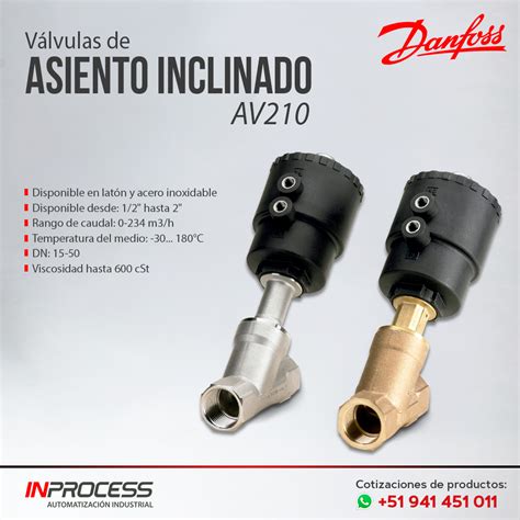Inprocess S R L La Válvula De Asiento Inclinado Av210 De