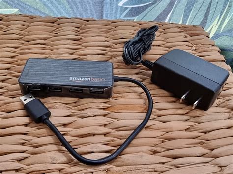 Port Amazon Basics Usb Hub Multi Port Usb Adaptor Usb Expander For Laptop Desktop Computers