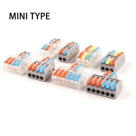 Mini Fast Pin Wire Connector Spl Universal Splitter Electric Cable Connector For LED Lighting