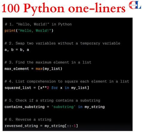 python coding on linkedin 100 python one liners dx6wv5hx