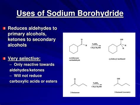 Ppt Stereoselective Reduction Of Ketones With Sodium Borohydride Making A Diol Microscale