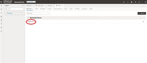 Dynamic Form Implementation In Visual Builder Application