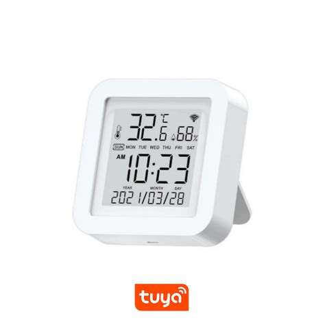 Sensor De Humedad Y Temperatura Inteligente Tuya Smart Wifi PC Tecno