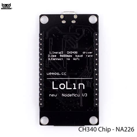nodemcu lua wifi iot development board based esp8266 kuongshun