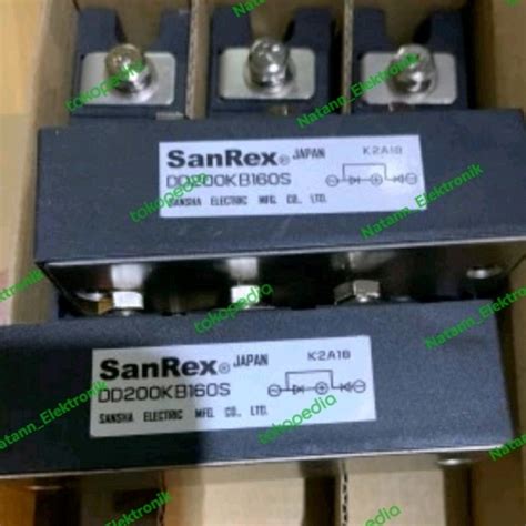 Jual Dioda Diode Sanrex Dd200kb160s 200a 1600v Jakarta Barat Master Elektronika Dan Arduino