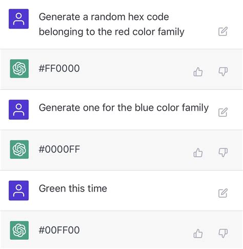 Chatgpt And Hex Codes Rnotinteresting
