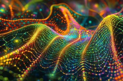 Abstract Ai Generated Algorithm Visualization Endless Fractal Based