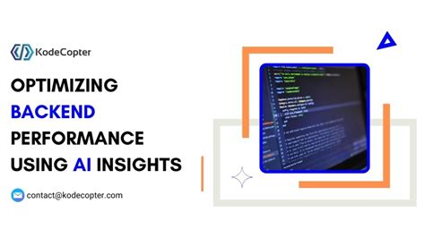Optimizing Backend Performance Using Ai Insights