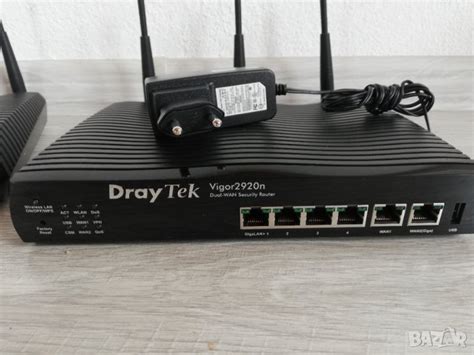 Draytek Vigor 2920n Dual Wan Security Router Firewall в Рутери в гр София Id39855294 Bazar Bg