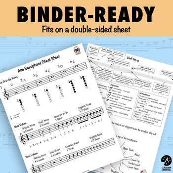 Cheat Sheets For First Year Band Terms Notation Tone Production And More