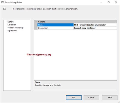 Ssis Foreach Nodelist Enumerator