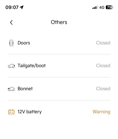 V Warning In App But Not Car Speak EV Electric Car Forums