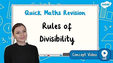 👉 Rules Of Divisibility Ks2 Maths Concept Video