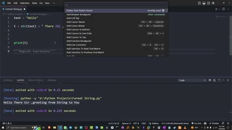 String Format Python Youtube