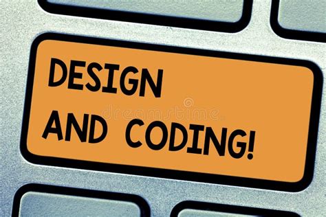 Word Writing Text Design And Coding Business Concept For Tool That Can Be Used In Design And