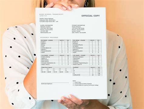 High Babe Transcript Template Printable Editable Home Babe Report Card For Microsoft Word