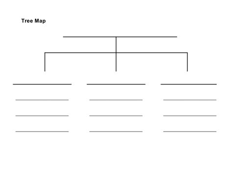 Tree Map Template Microsoft Word Free Word Template