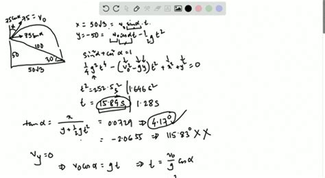 SOLVED An Object Is Launched From Ground Level Determine The Angle Of The Launch To Obtain A