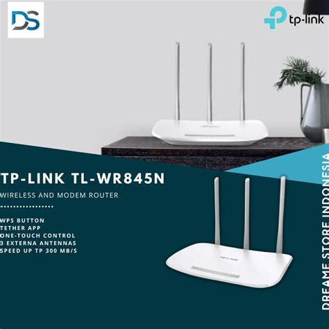 Jual Tp Link Tl Wr845n Wireless N Speed 300mbs Wifi Router Tplink Listamaturi Jkt Shopee Indonesia