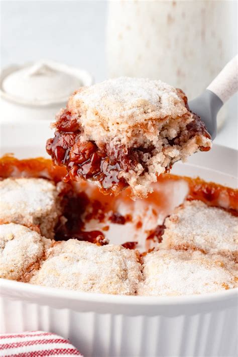 Easy Bisquick Cherry Cobbler Little Chef Within