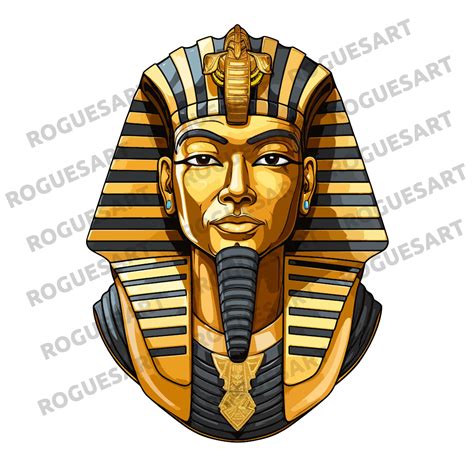 Egyptian Pharaoh Clipart Png Digital Download Art Printable