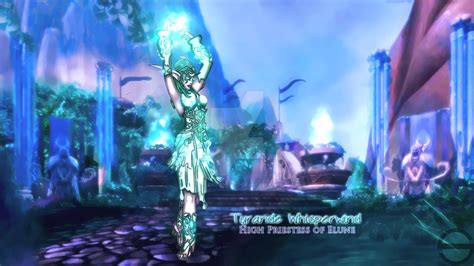 World Of Warcraft Wallpaper Tyrande In Suramar By Serendiadotde On Deviantart