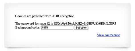Overthewire Natas Level 11 Walkthrough