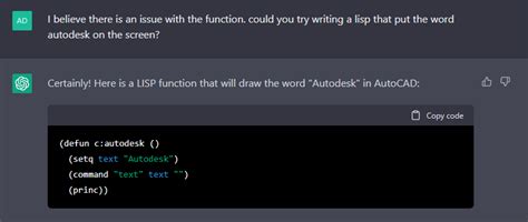 Developing Lisp For Autocad With Artificial Intelligence