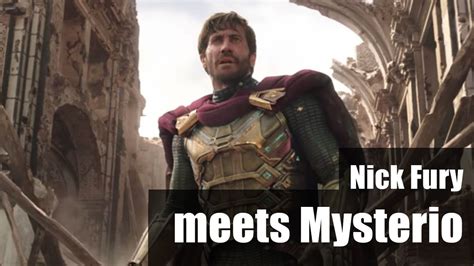 Nick Fury Meets Mysterio Spider Man Far From Home Youtube