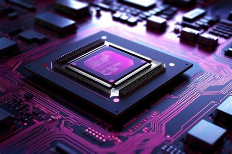 Premium Ai Image Artificial Intelligence Microchip Background Created With Generative Ai