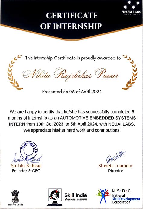 Nikita Pawar On Linkedin Neuailabs Internship Intern Automotiveembeddedsystems