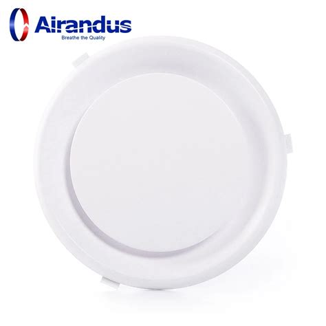 Hvac Australian Plastic Round Plaque Diffuser For Air Conditioning
