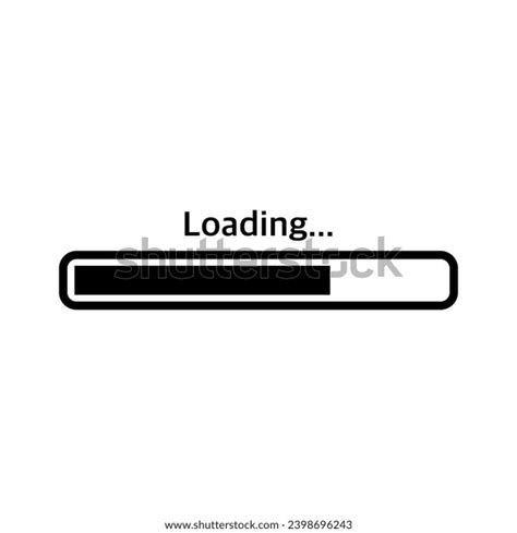 Update Data Loading Progress Bar Icon Stock Vector Royalty Free Shutterstock