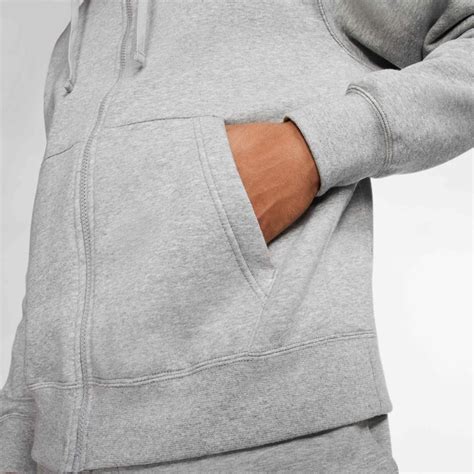 Buy Nike Sportswear Club Fleece Mens Full Zip Hoodie Dark Grey